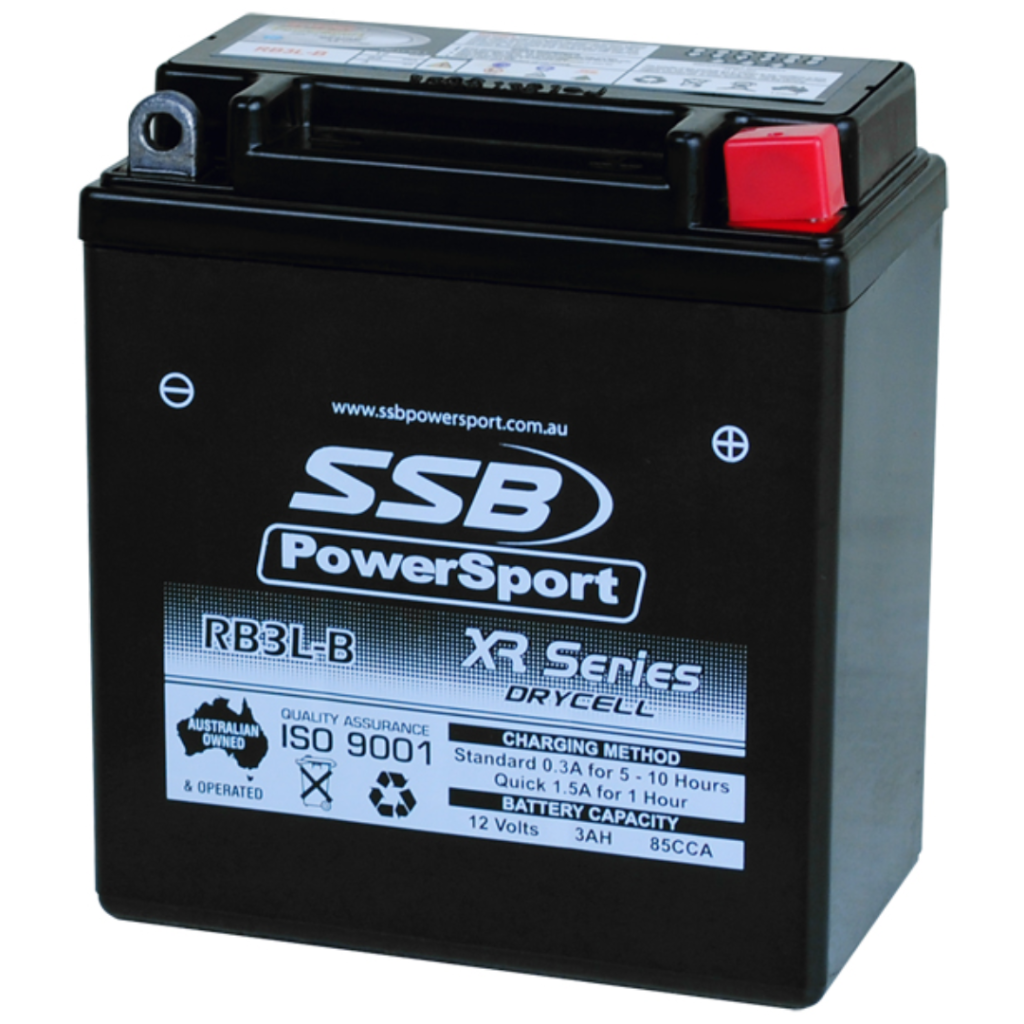 SSB RB3L-B XR Series Motorcycle Battery - Signature Batteries
