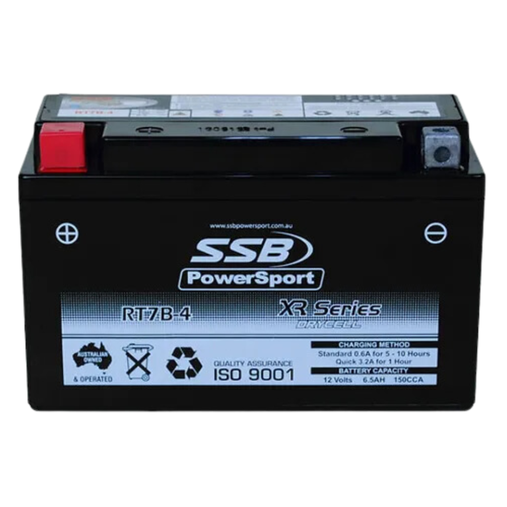 SSB RT7-B4 XR Series Motorcycle Battery - Signature Batteries