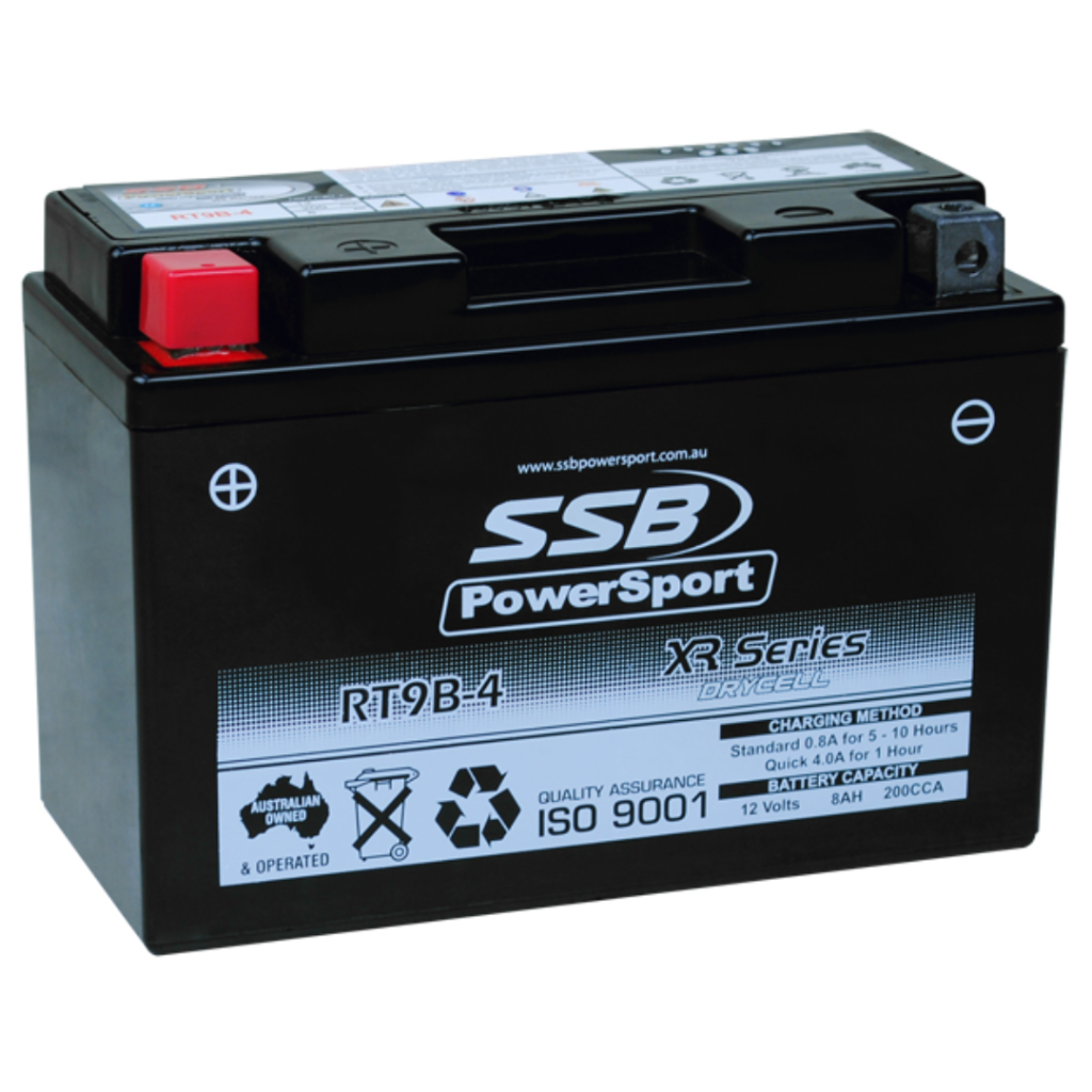 SSB RT9B-4 XR Series Motorcycle Battery - Signature Batteries