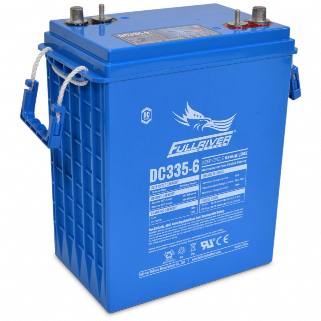 FullRiver DC335-6 (6 Volt) Deep Cycle AGM Battery - Signature Batteries