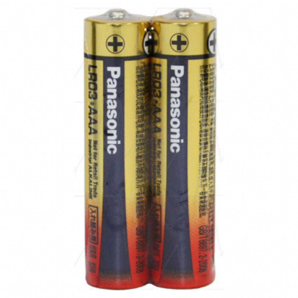 Panasonic LR03XW Industrial Grade AAA size Alkaline Battery - Signature ...