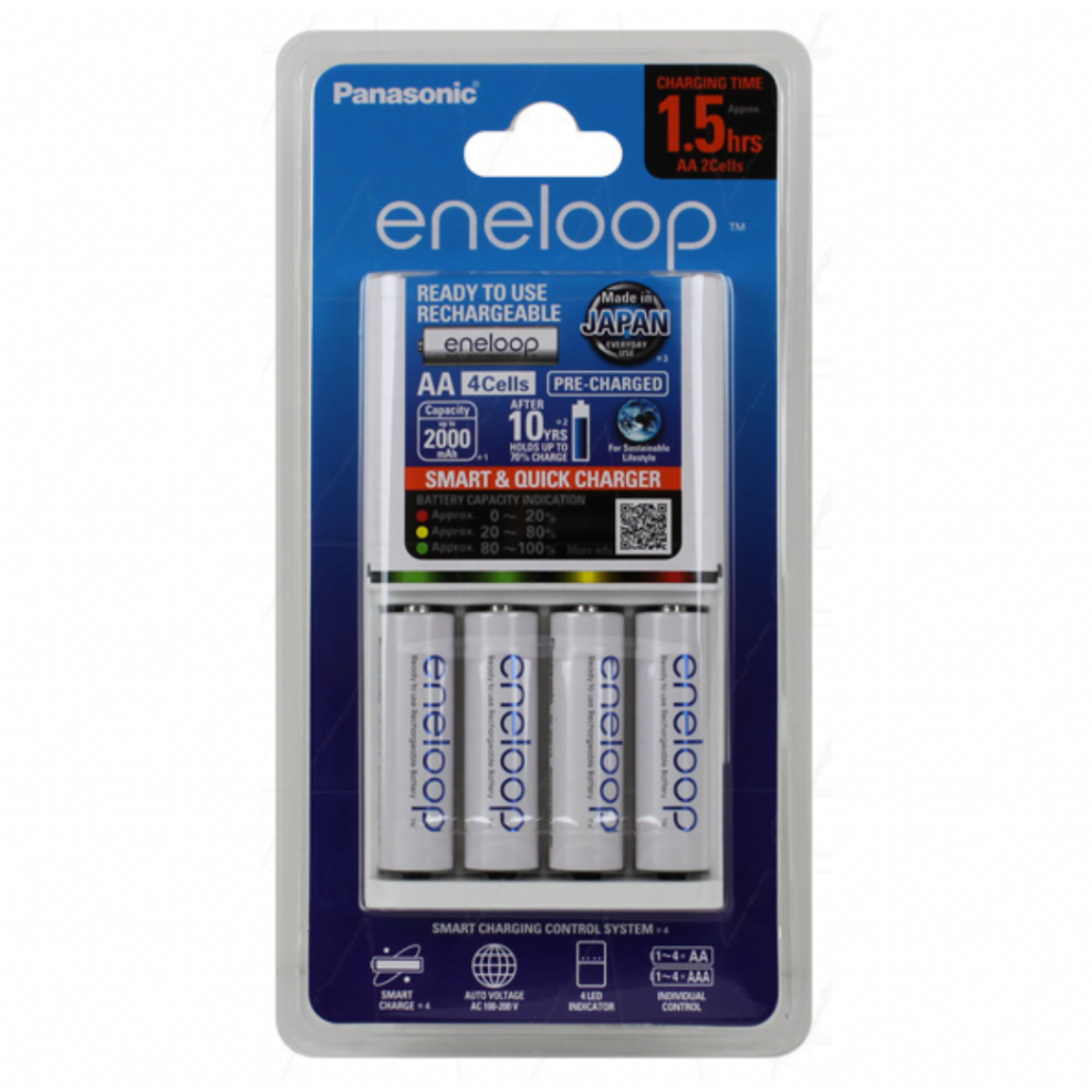 Eneloop K-KJ55MCC4TA Fast Charger - Signature Batteries